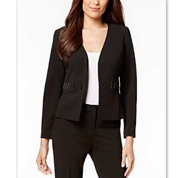 Kasper | Jackets & Coats | Nwt Kasper Flyaway Hardware Open Blazer ...